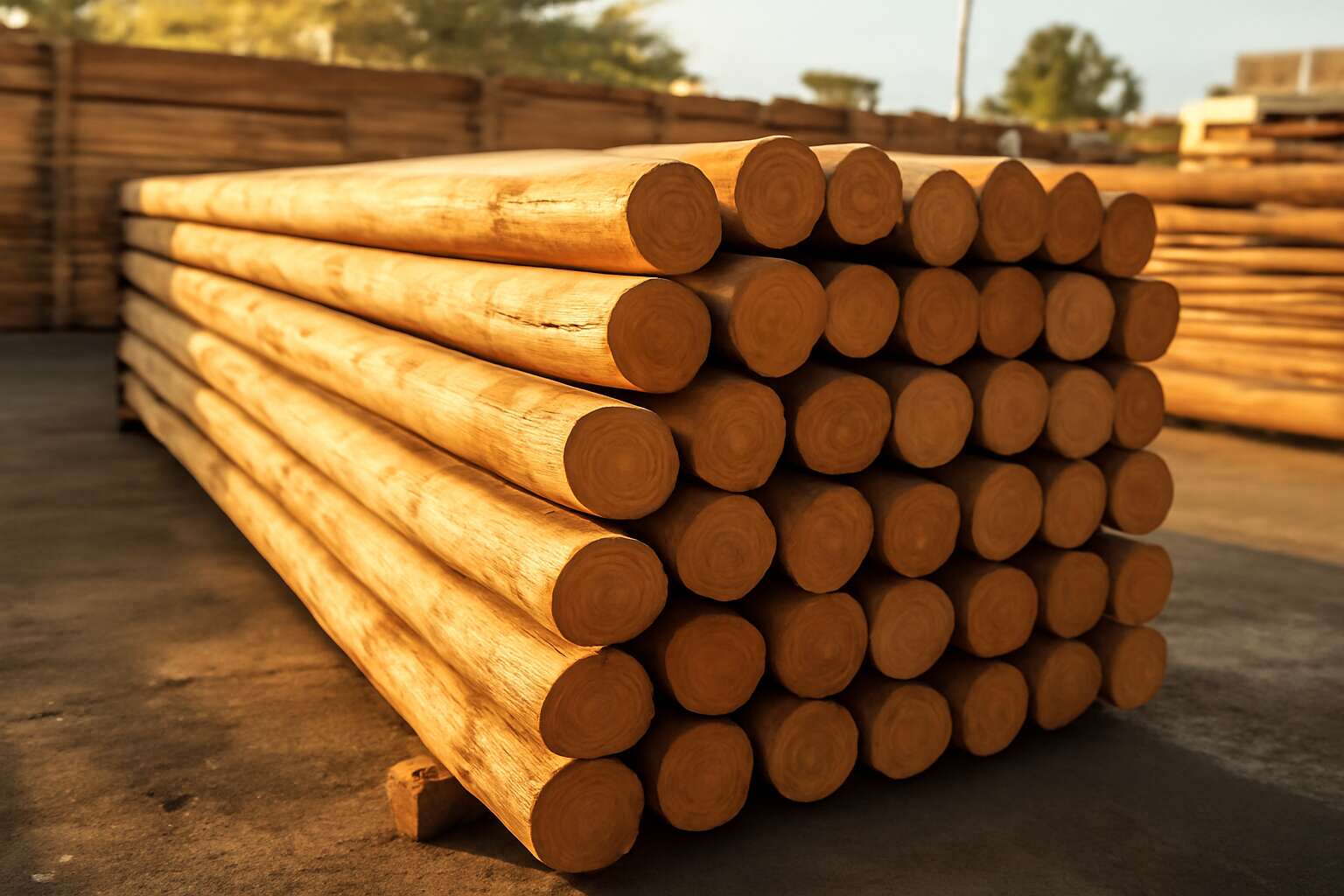 Build faster with 100mm gum poles for durable outdoor projects - Poles ...